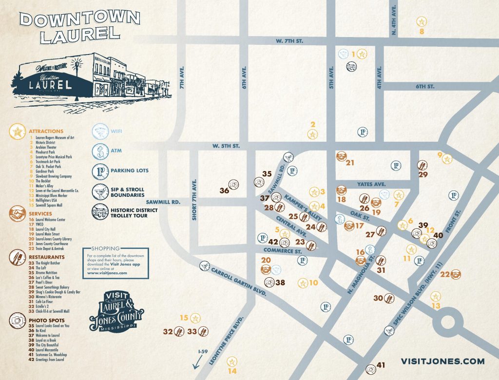 Laurel-Jones County map_FINAL-CITY - Visit Laurel & Jones County